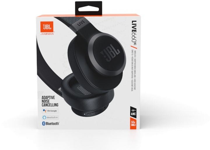 Наушники JBL LIVE 660 NC Black (JBLLIVE660NCBLK) купить в интернет ...