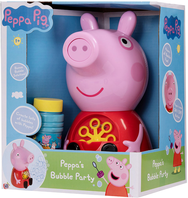 Ігровий набір з мильними бульбашками Peppa Pig Бабл-машина (1384510.00 ...