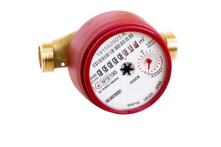Счетчик воды BMeters GSD8-I DN 1/2" (Qn=2.5 м.куб. в час) до 90° С ...