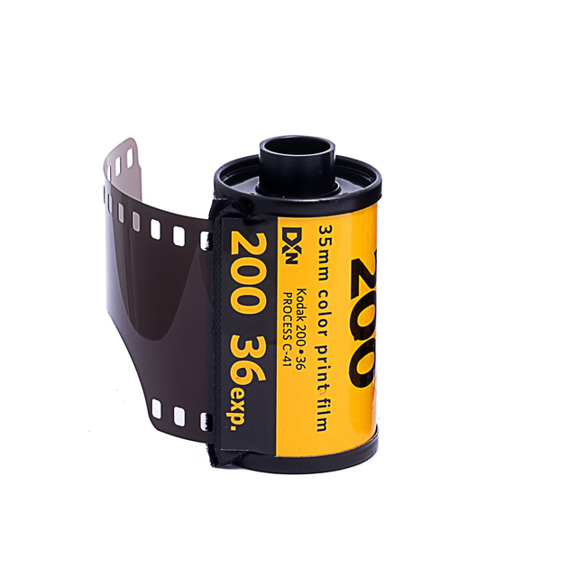 Цветная фотопленка KODAK Gold 200/36 x1 катушка (135 35мм негативная ...