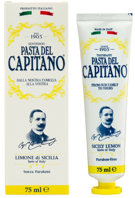 Зубна паста Pasta del Capitano 1905 Сицилійський лимон 75 мл ...