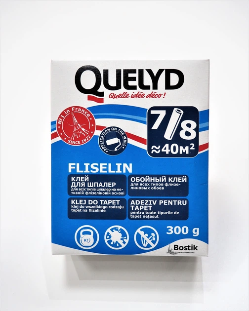 клей шпалерний спеціальний Bostik Quelyd Flizelin 300 гр – фото, відгуки, характеристики в ...