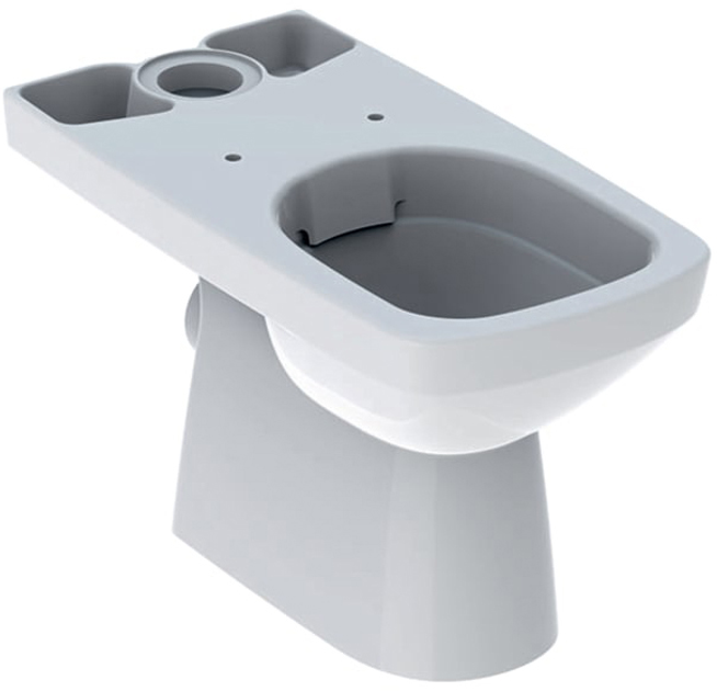 Чаша унитаза напольная GEBERIT Selnova Square 500.152.01.1 Rimless без ...