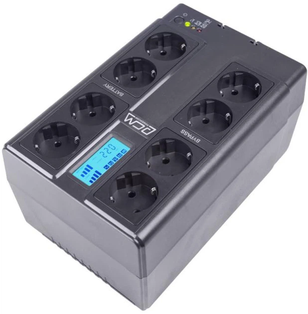 ДБЖ Powercom CUB-850N LCD – фото, відгуки, характеристики в інтернет-магазині ROZETKA | Купити в ...