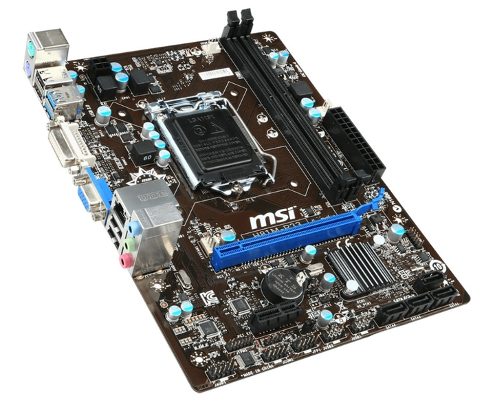 Материнская плата Socket 1150 MSI H81M-P33 ( MS-7817 ) ( s1150, DDR3 ...