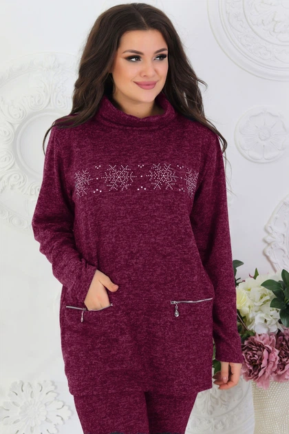 Демісезонний домашній костюм Slazer зі сніжинками костюм із трикотажу ...