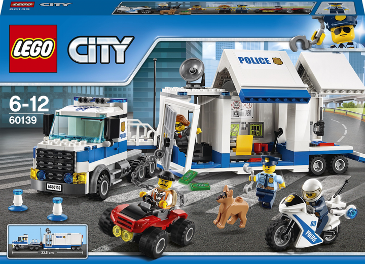 Конструктор LEGO City Мобильный командный центр 374 детали (60139 ...