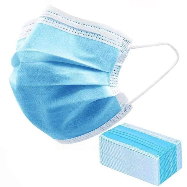 Медичні тришарові фабричні маски 50 шт от продавца: Aesthetics store ...