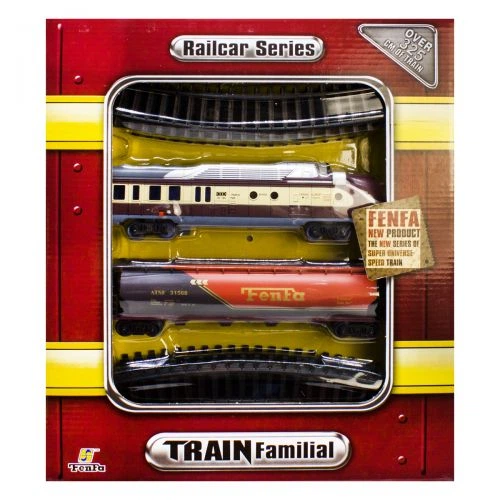 Игрушечная железная дорога FenFa Train Familial с цистерной 12 ...