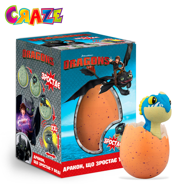 Растущая игрушка в яйце - DREAMWORKS DRAGONS (в ассорт.,в диспл.) 13328 ...