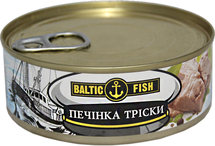 Печень трески Baltic Fish натуральная 240 г (4779026840674) – купить в ...