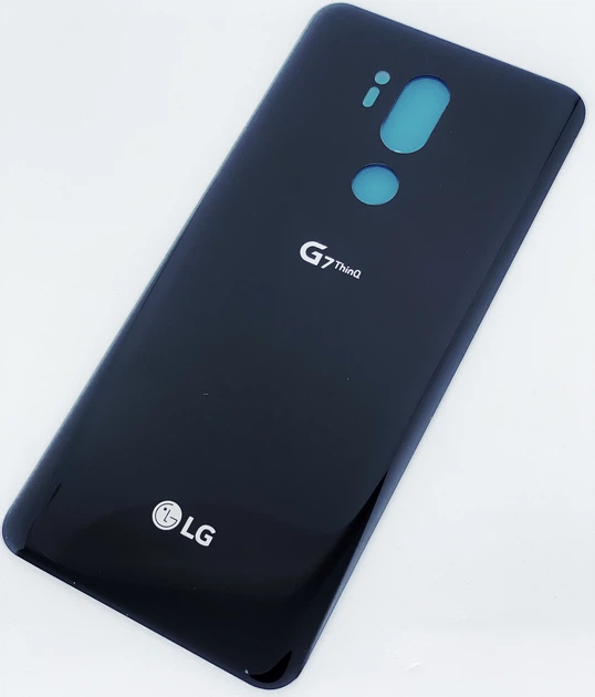 Задняя крышка для LG G710 G7 ThinQ, черная, New Aurora Black, оригинал ...