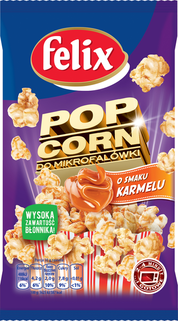 Попкорн Felix Карамель 90 г (5900571102705) – купить в Украине ...