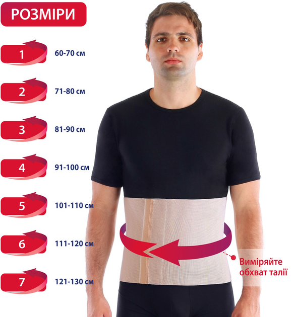 Бандаж післяопераційний Торос-Груп Тип-150 розмір 1 Beige 1 шт ...