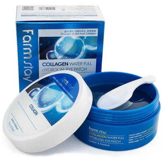 Патчи для глаз с коллагеном FarmStay Collagen Water Full Hydrogel Eye ...