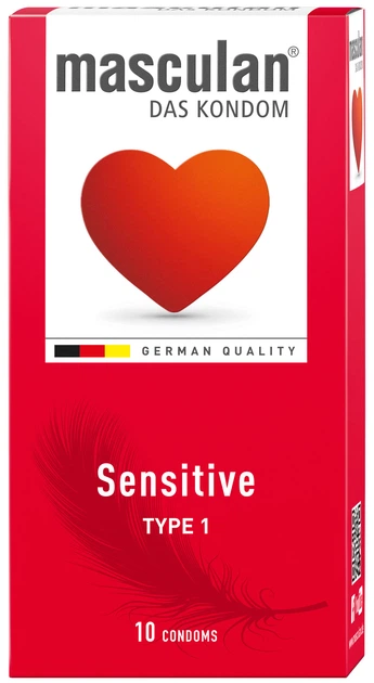 Презервативи Masculan Sensitive 10 шт. (4019042000011/4019042700683 ...