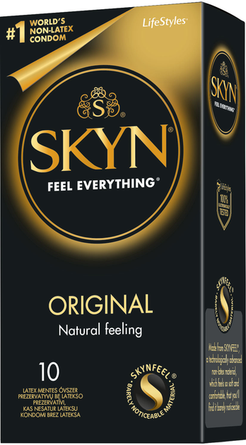 Презервативы Skyn Original безлатексные 10 шт (5011831087370) – купить ...