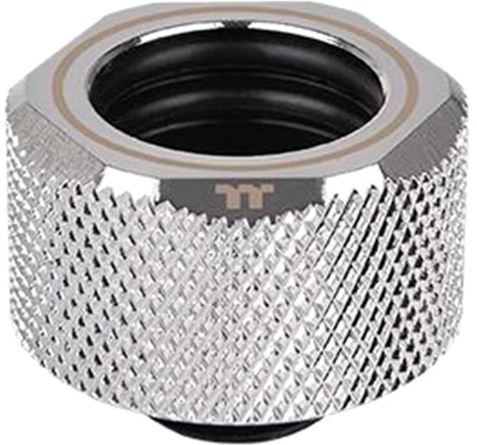 Фитинг Thermaltake Pacific C-PRO G1/4 PETG Tube 16mm OD Compression – Chrome (CL-W213-CU00SL-A ...