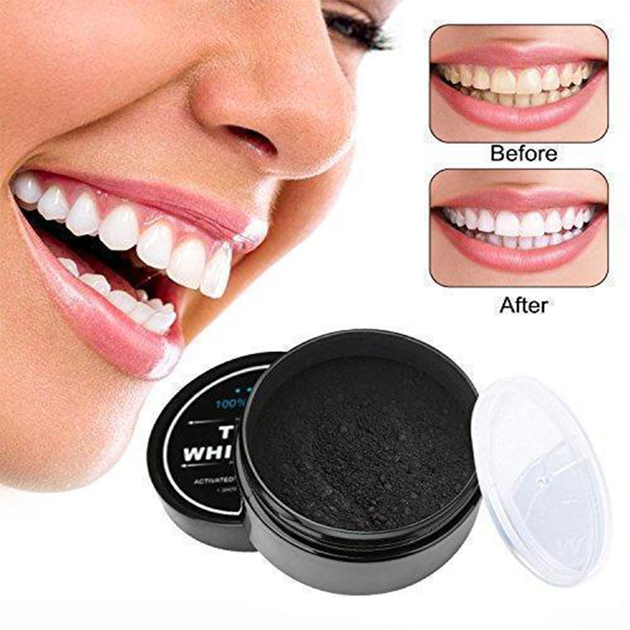 Отбеливатель черная зубная паста Miracle Teeth Whitener от продавца ...
