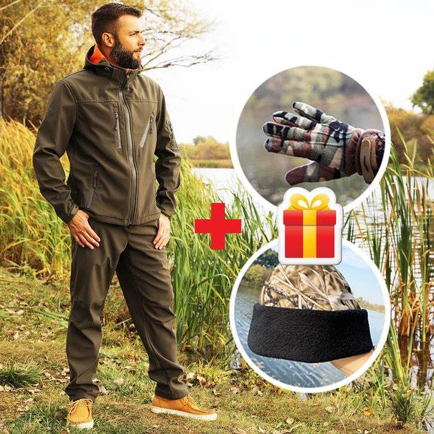 Костюм для рыбалки и охоты «Mavens SoftShell (Original)» олива, размер 54 (031-0013) от продавца ...