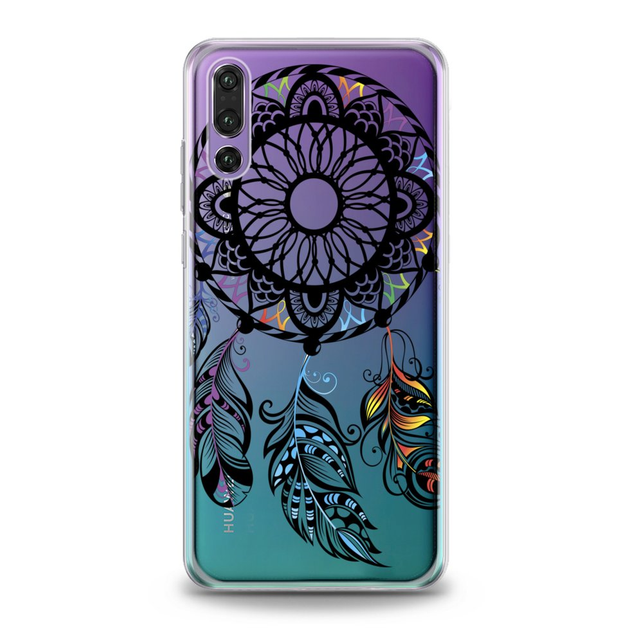 Чехол силиконовый для Huawei (Темный ловец снов) P20 Pro хуавей про ...
