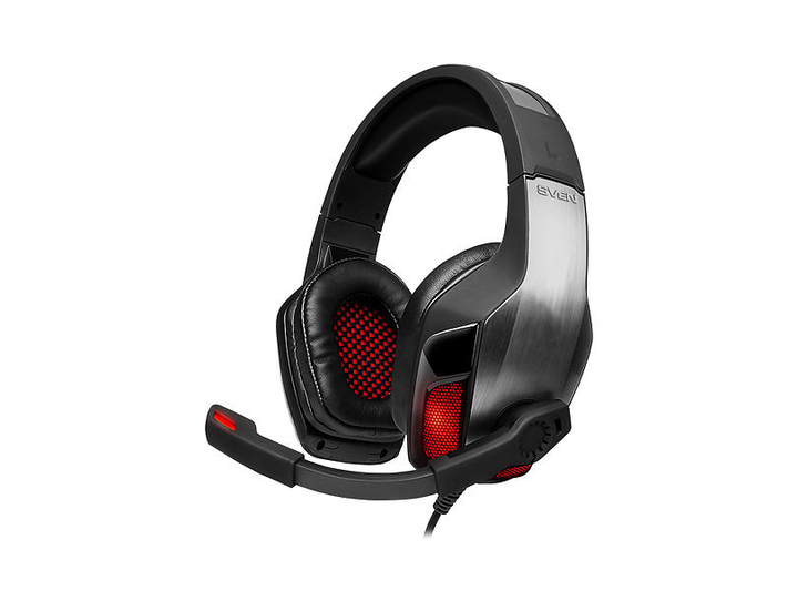 Наушники с микрофоном (гарнитура) SVEN AP-U995MV black-red USB, звук 7. ...