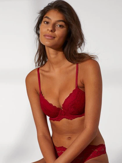 Бюстгальтер H&M 08-0736530-001 80B Красный (СА2000001858530) – в интернет-магазине ROZETKA ...