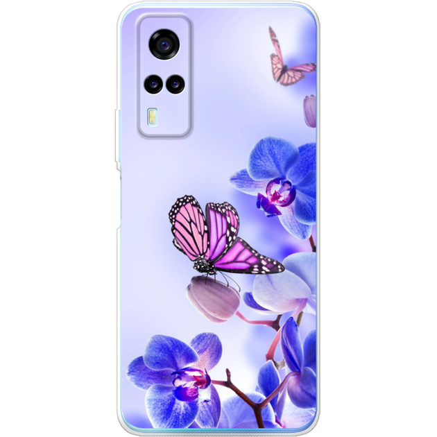 Силиконовый чехол BoxFace Vivo Y31 Orchids and Butterflies (43274-up673 ...
