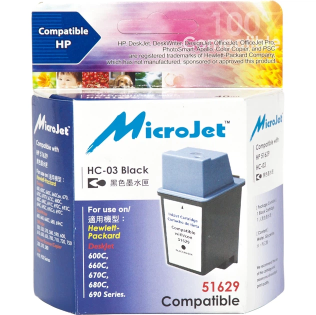 Картридж для HP PSC 300 MicroJet Black HC-03 – фото, отзывы ...