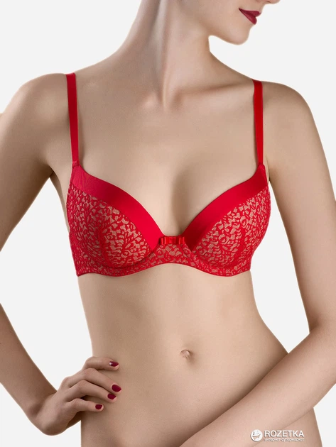 Бюстгальтер с косточками бесшовный Conte Tatouage RB1040 85A Красный (4810226241998) – в ...
