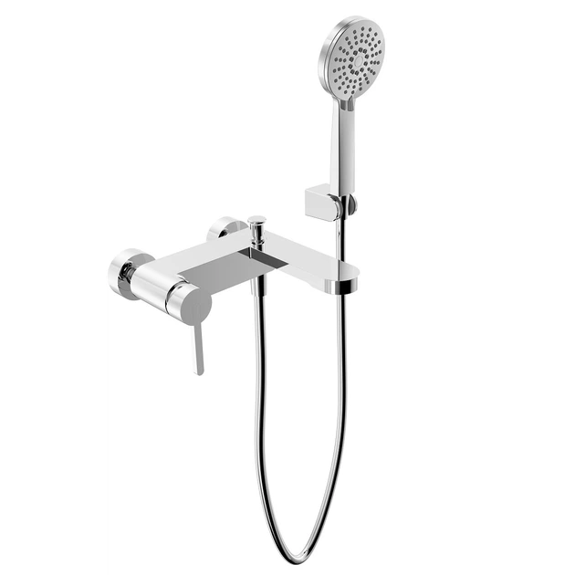 Смеситель для ванны с душевым набором Devit Laguna, хром (84125110) – фото, отзывы ...