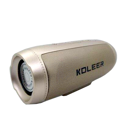 Портативная Bluetooth колонка Koleer S1000 Золотая – фото, отзывы ...