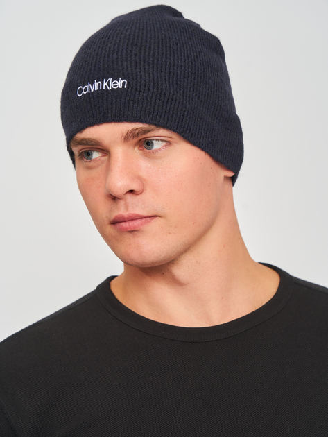 Шапка Calvin Klein Jeans Basic Wool No Fold Beanie K50K507444-CEF Ck ...