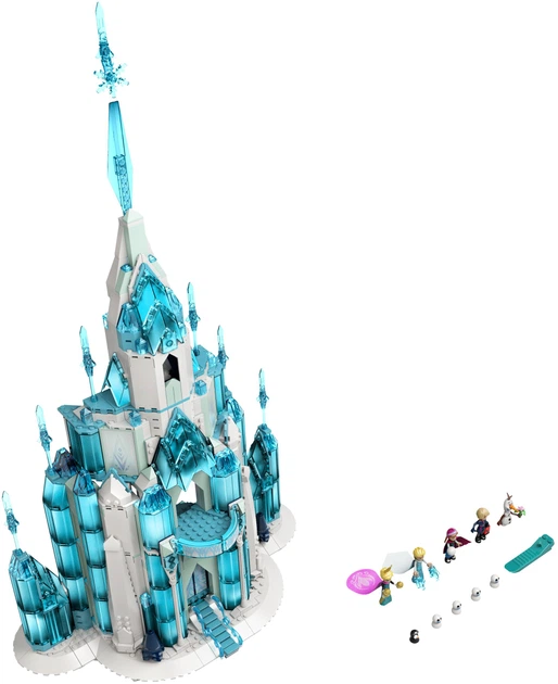 Конструктор LEGO Disney Princess Ледяной замок 1709 деталей (43197 ...