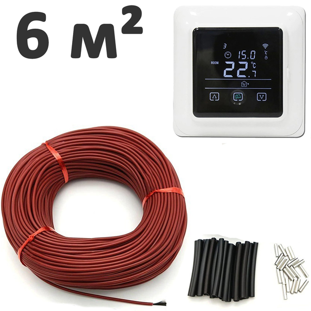 Комплект для теплого пола Кабель Minco Heat 60 м и Терморегулятор Beok ...