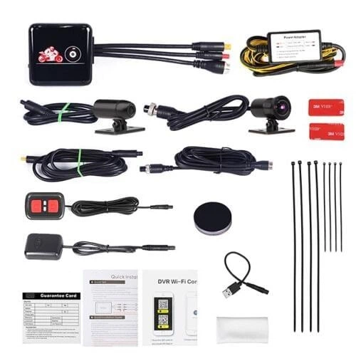 Видеорегистратор для мотоцикла 1080p Wi-Fi VSYS P6L, GPS, ДУ, IP68 ...