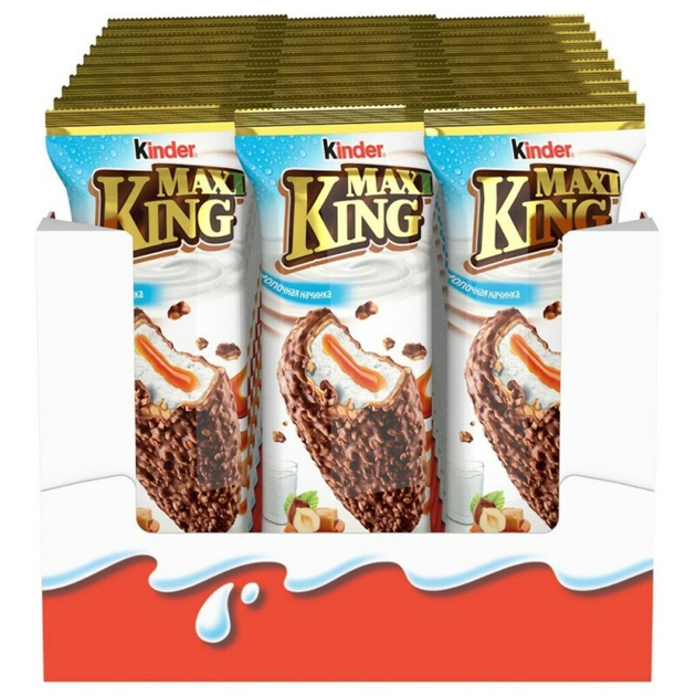 Упаковка Kinder Maxi King 30 шт * 35 г – купить в Украине - ROZETKA ...