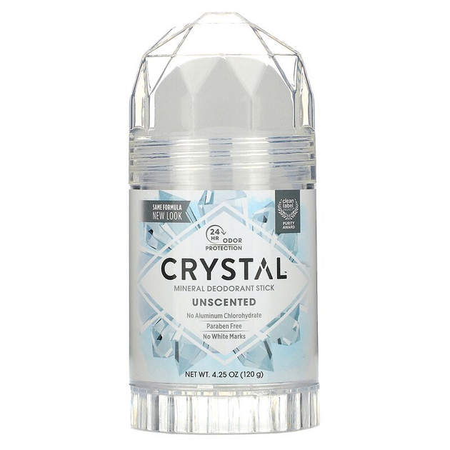 Дезодорант-карандаш Crystal Body Deodorant Минеральный Без запаха, 120 ...