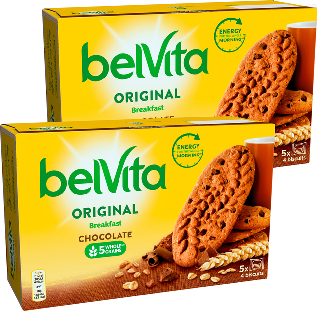 Печенье Belvita Шоколад 225 г х 2 шт (202006051460) – ROZETKA. Купить ...