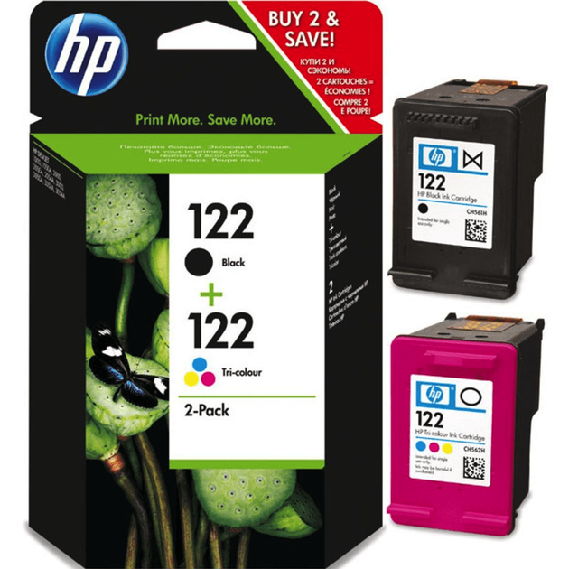 Комплект струминних картриджів HP для DJ 1050/2050/3050 HP №122 Black ...