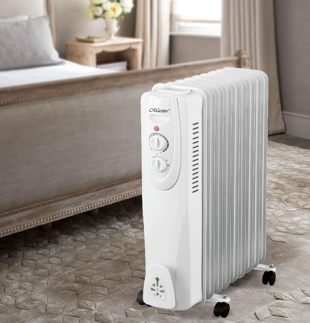 Масляный радиатор обогреватель 11 секций Maestro MR-950-11 2,5 кВт 3 ...