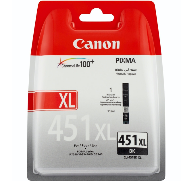 Картридж для Canon PIXMA iP8740 Canon 451 XL Black 6472B001 – фото ...