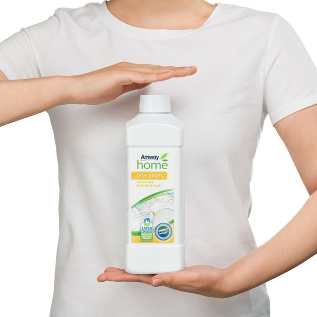 Концентрированная жидкость для мытья посуды Amway Home Dish Drops 1 л ...