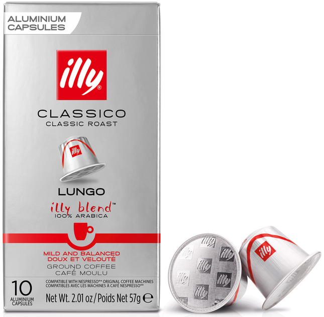Купить Кофе в капсулах Illy Classico Lungo 10 шт (8003753158617 ...