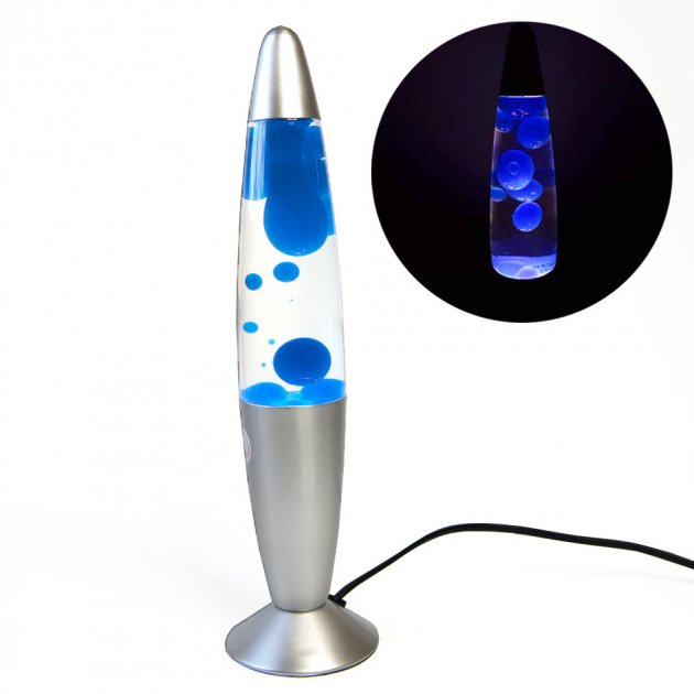 Лава лампа Wax Lamp бульки 42см синяя – фото, отзывы, характеристики в ...
