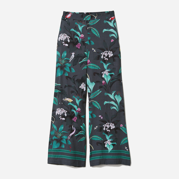Брюки женские H&M XAZ123647UBYK 40 Серые с разноцветным ...