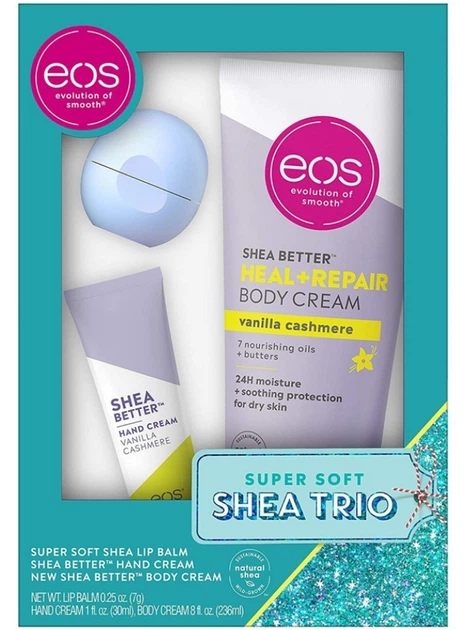 Подарочный набор уходовой косметики с маслом ши EOS Holiday Super Soft ...