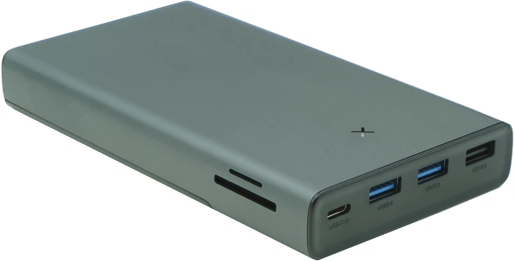 USB-хаб Mission Type-C 5 в 1 Hub Aluminum адаптер со слотом для SATA ...