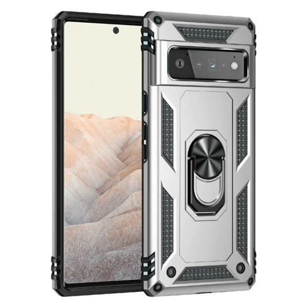 Защитный чехол Deexe Armor Case для Google Pixel 6 Pro - Silver – фото ...