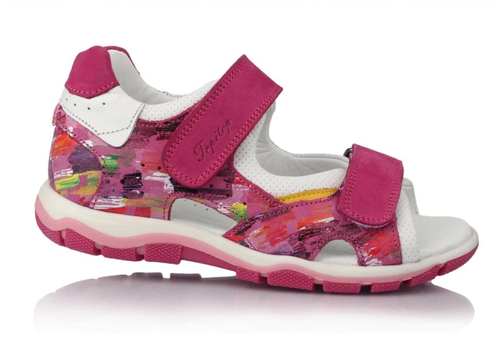 Сандалии TOPITOP 171 для девочек малиновые, нубук. Размер 28 от ...